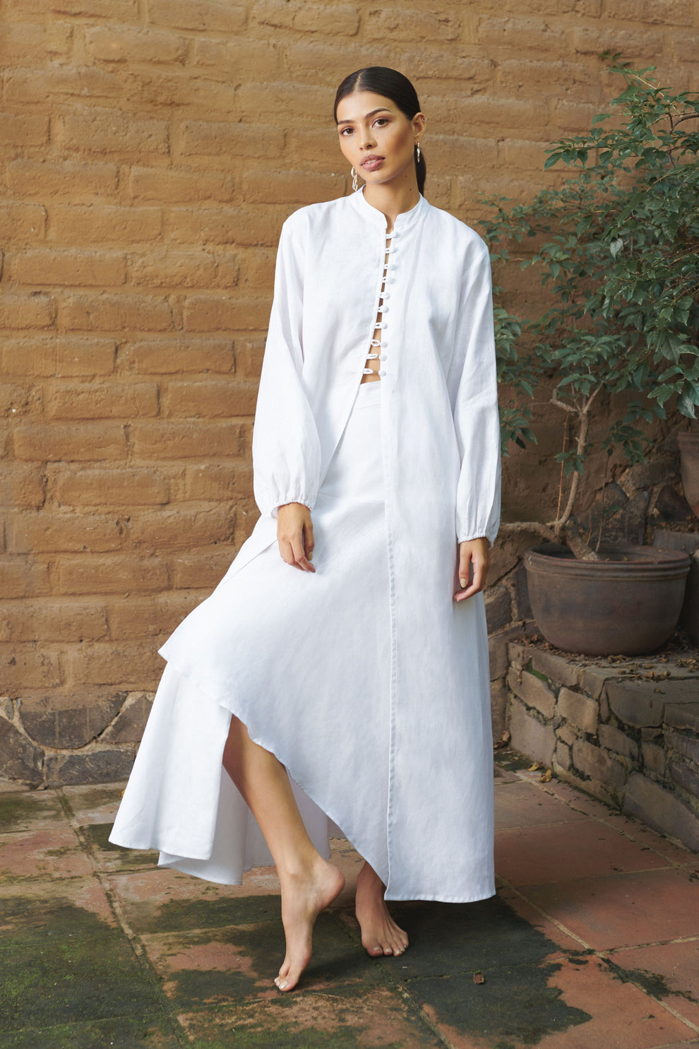 Maxi Camisa Blanca – Carolina Escobedo Design